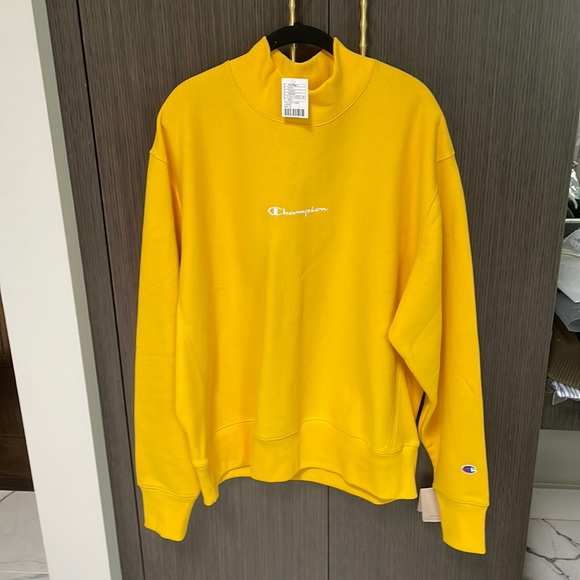 Champion | Sweaters | Brand New Champion Mens Sweatshirt In Yellow ...